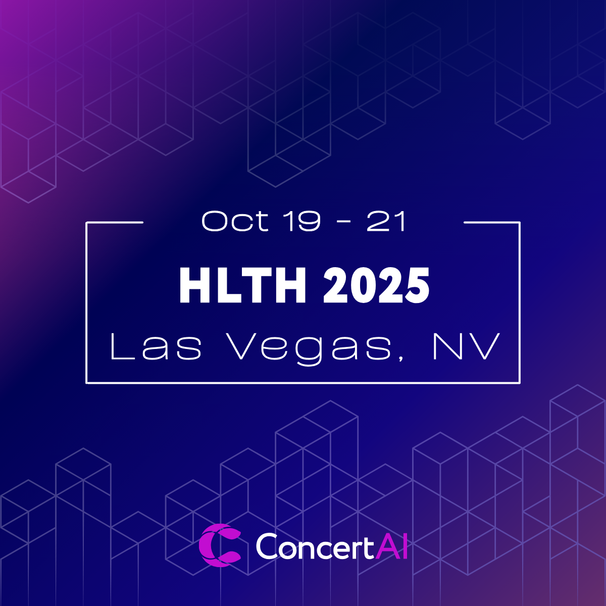 Meet at HLTH 2025 | ConcertAI